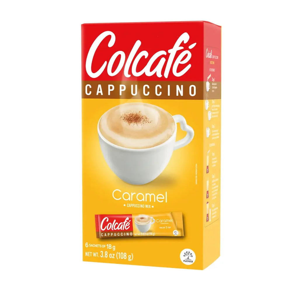 Colcafe Cappuccino Caramel 108gr – Manantial Market