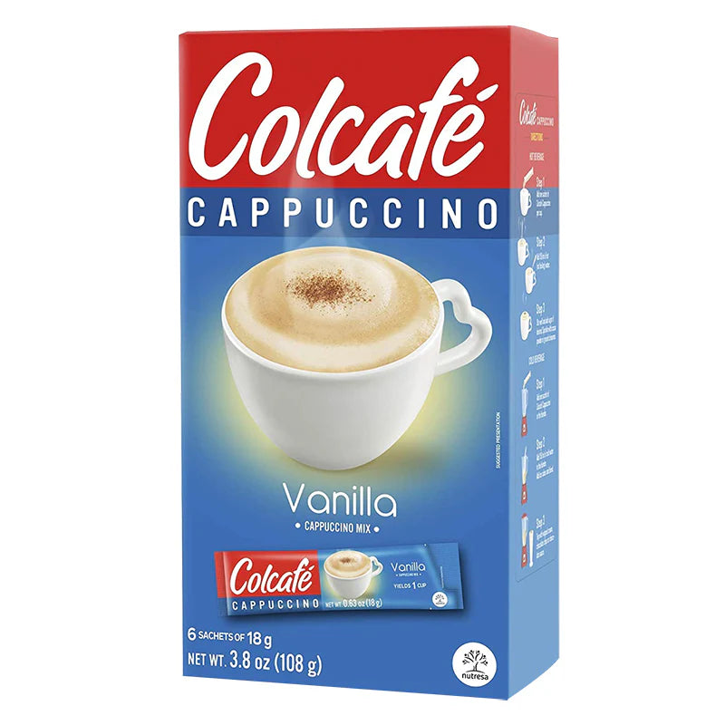 Colcafe Cappuccino Vainilla 108gr – Manantial Market