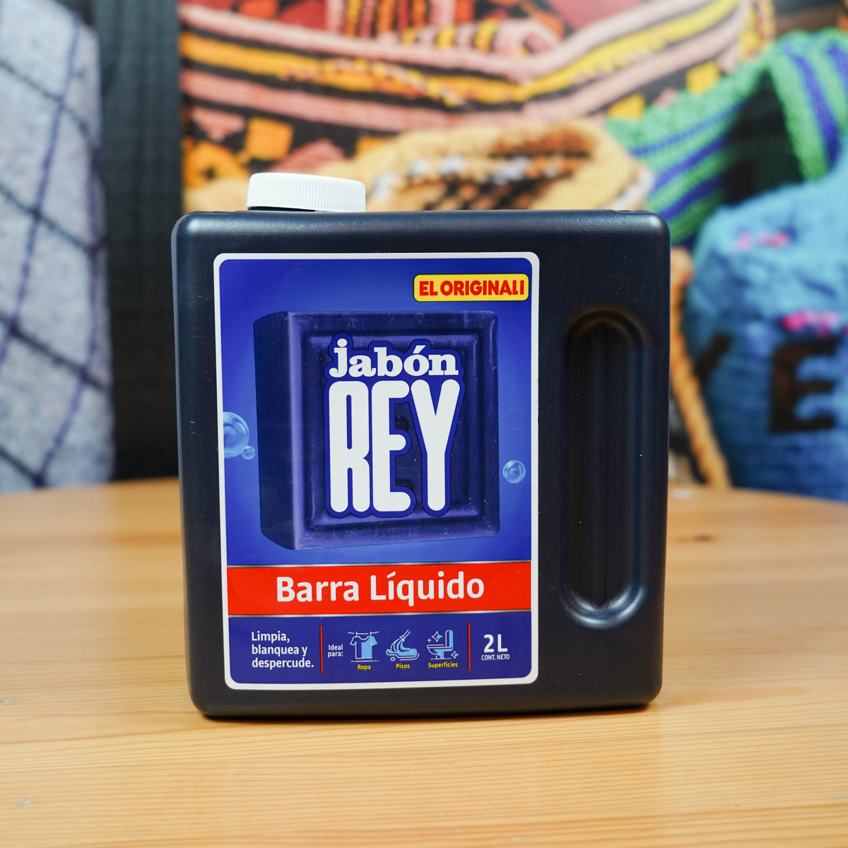 Jabón Rey Líquido 2L - Limpieza Colombiana – Manantial Market