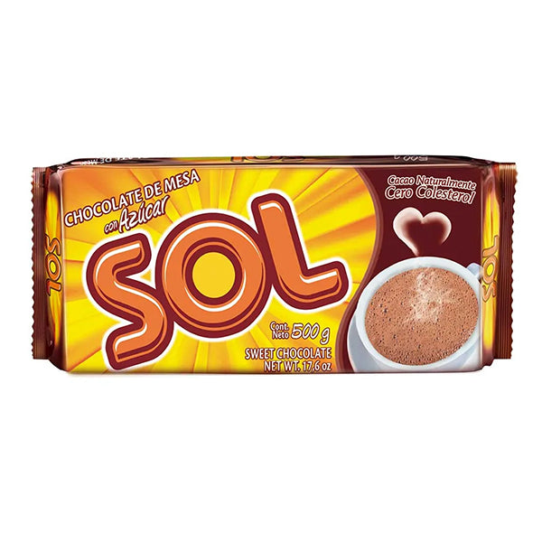 Chocolate Sol Tradicional 500g – Manantial Market